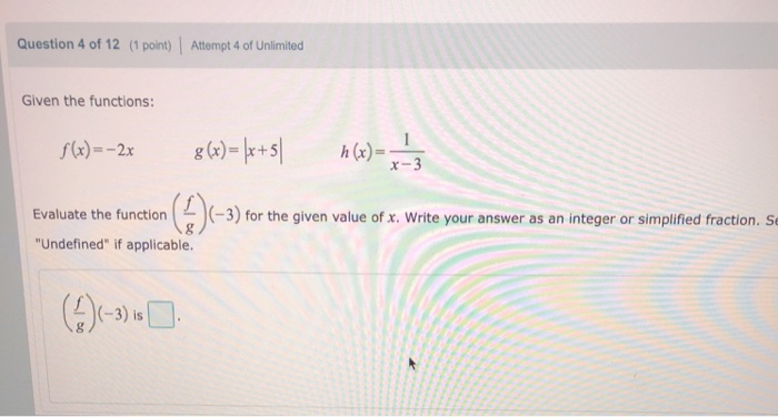 Solved 1 2 3 4 5 6 7 8 Question 2 of 12 (1 point) Attempt 3 | Chegg.com