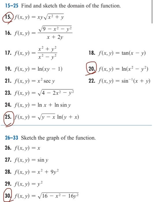 Solved 5-10 Find the domain and range of the function. 5. | Chegg.com