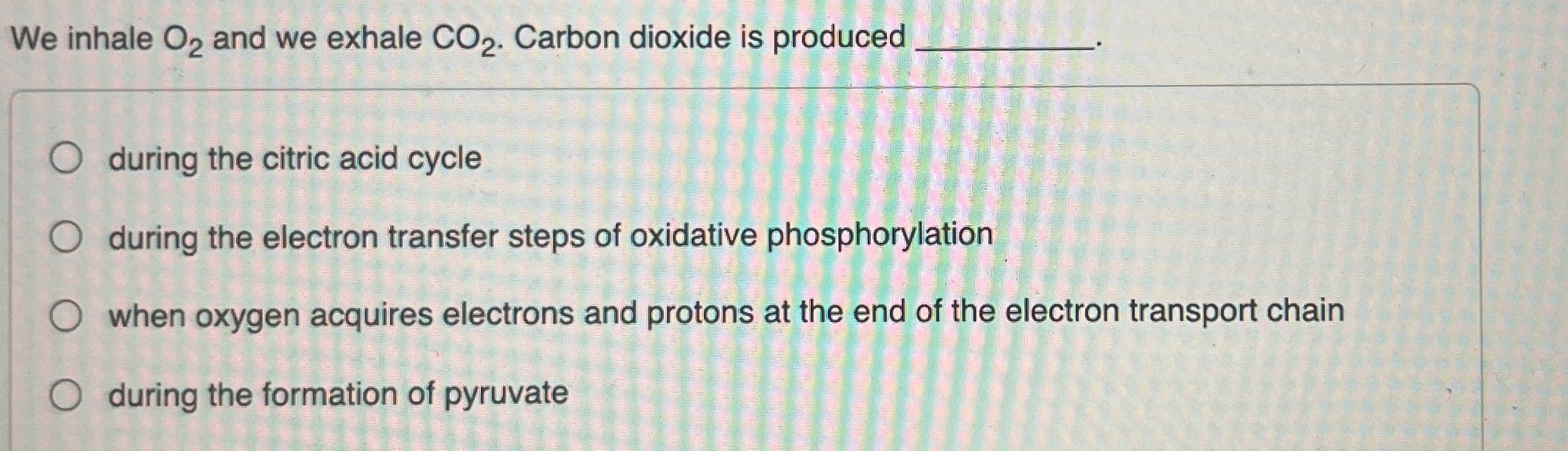 Solved We inhale O2 ﻿and we exhale CO2. ﻿Carbon dioxide is | Chegg.com