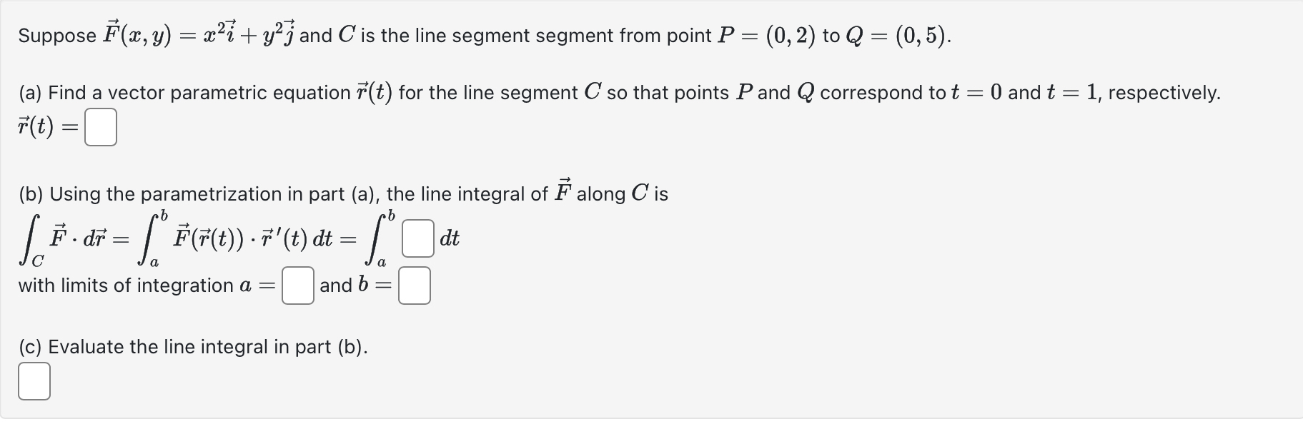 Solved Suppose vec(F)(x,y)=x2vec(i)+y2vec(j) ﻿and C ﻿is the | Chegg.com