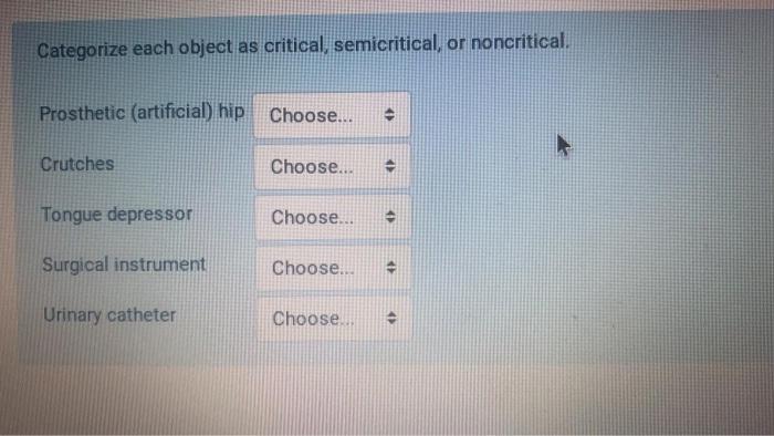 Solved Categorize each object as critical, semicritical, or | Chegg.com