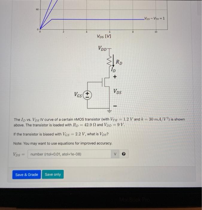 Solved Assume our usual nMOS model where: Ohmic region | Chegg.com