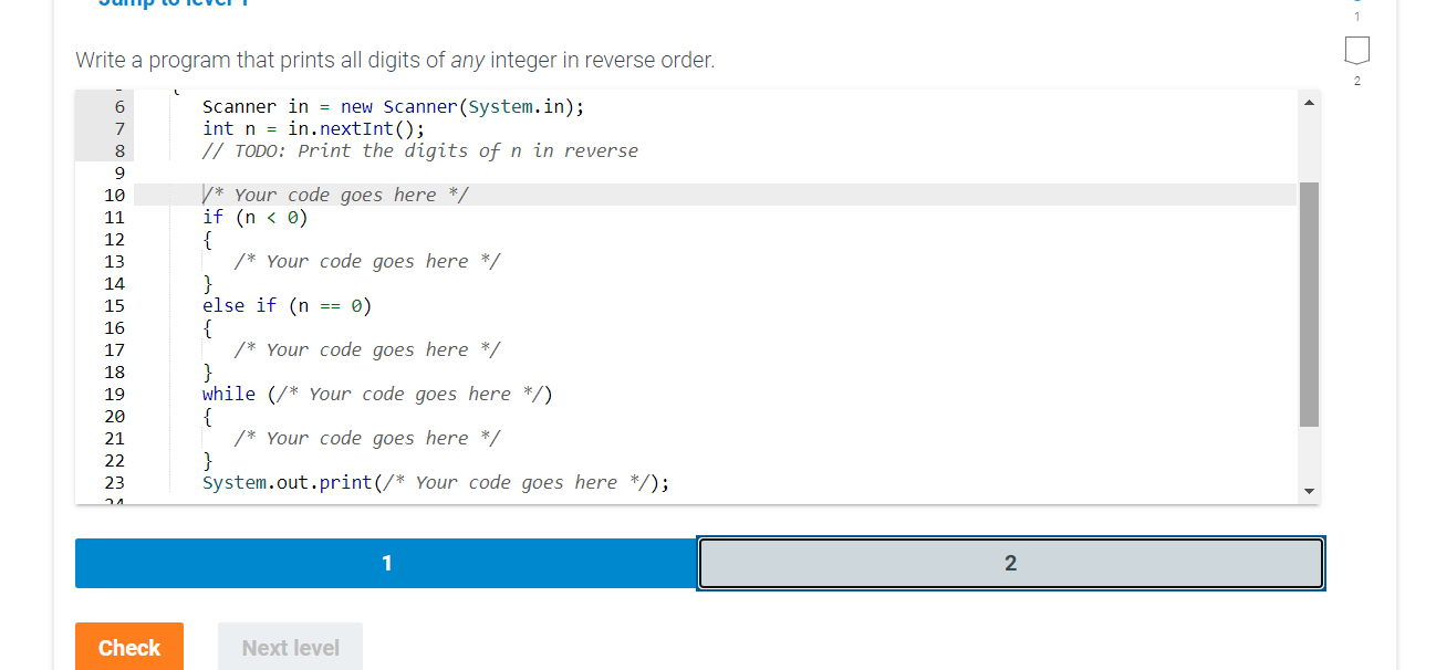 Write A Program That Prints All Digits Of Any Integer