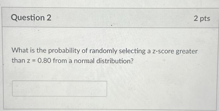 Solved What is the probability of randomly selecting a | Chegg.com