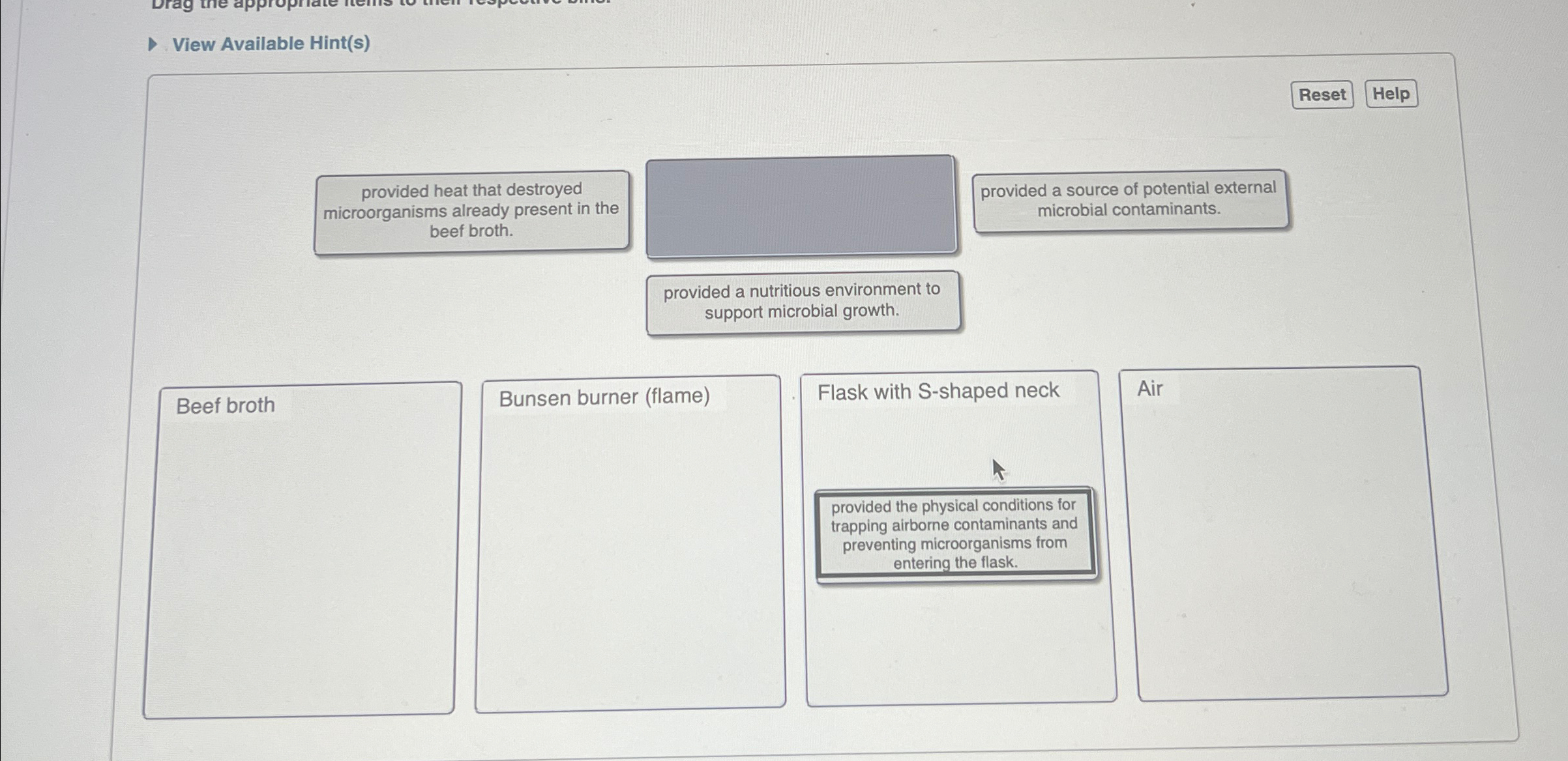 Solved View Available Hint(s)ResetHelpprovided heat that | Chegg.com
