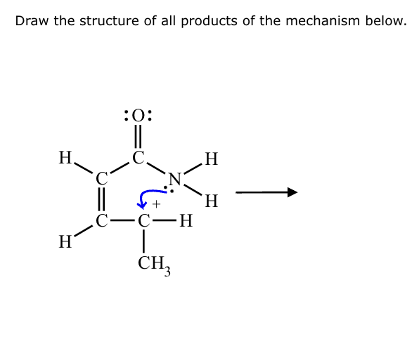 Solved Draw the structure of all products of the mechanism | Chegg.com