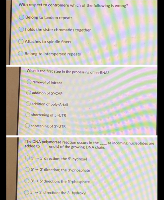 Solved With respect to centromere which of the following is | Chegg.com