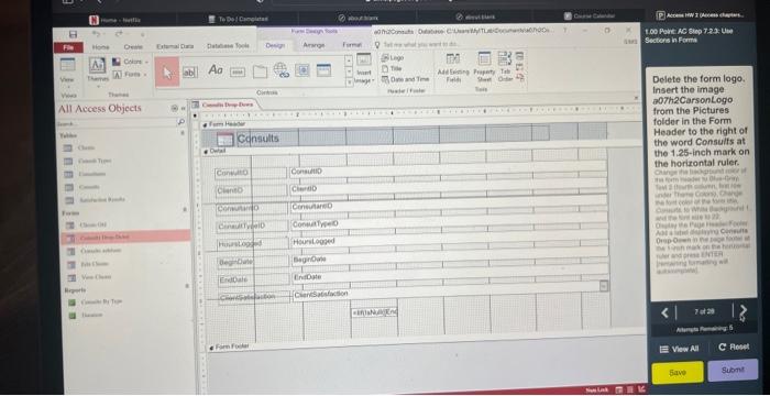 Solved Change the Allow Edits. Allow Additions, and Allow. | Chegg.com