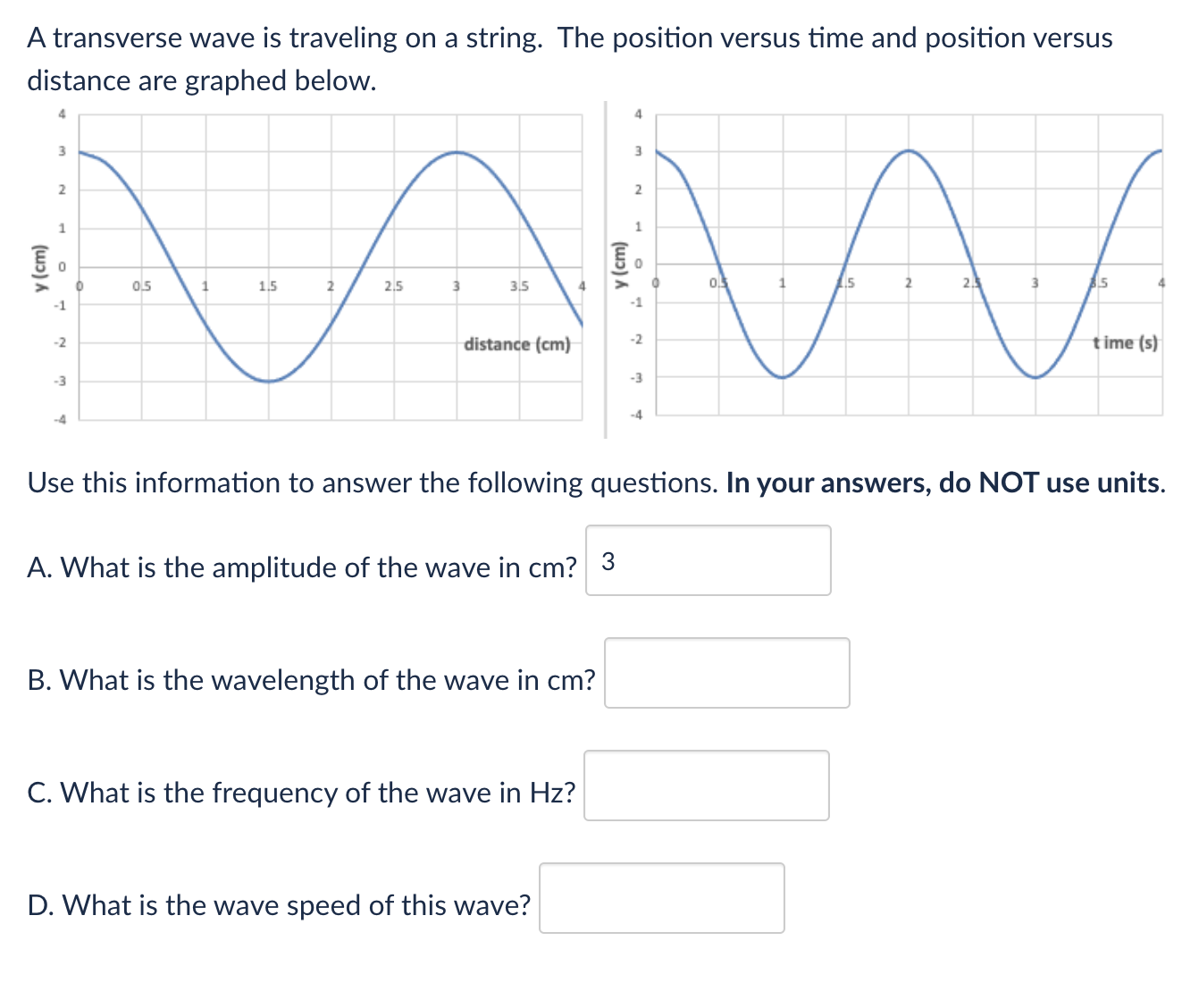 Solved A transverse wave is traveling on a string. The | Chegg.com