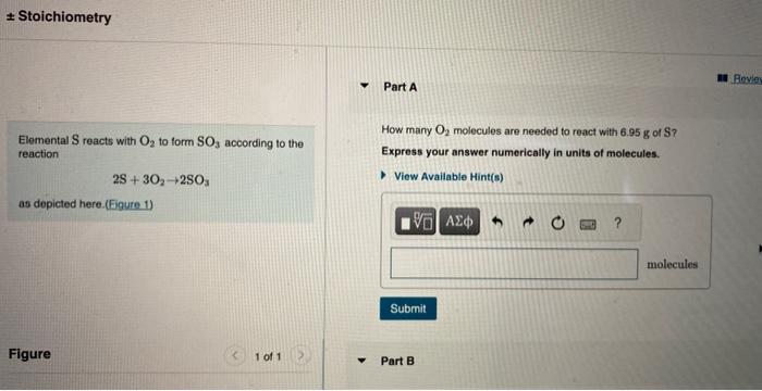 Solved Elemental S reacts with O2 to form SO3 according to | Chegg.com