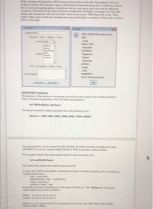 Solved Writes program that get a GUI shown below on the This | Chegg.com