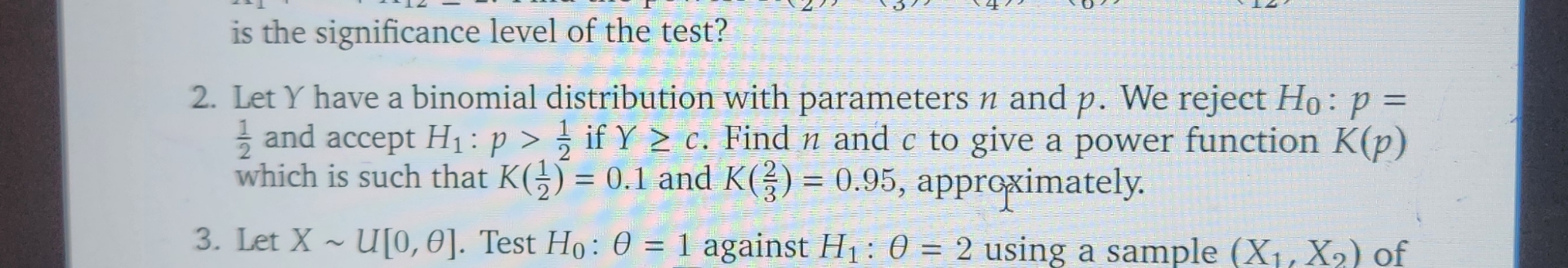Solved Let Y ﻿have a binomial distribution with parameters n | Chegg.com
