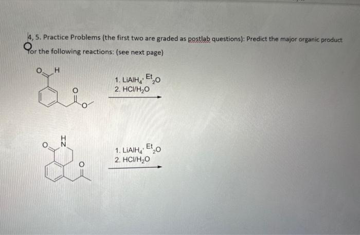 Solved 4, 5. Practice Problems (the first two are graded as | Chegg.com