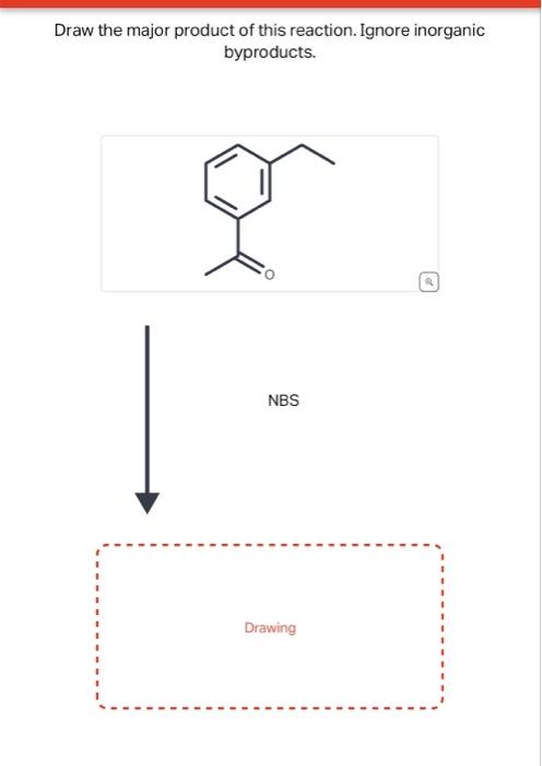 [Solved]: Draw the product of the reaction shown below. Ign