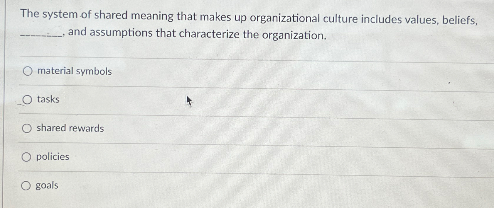 Solved The system of shared meaning that makes up | Chegg.com