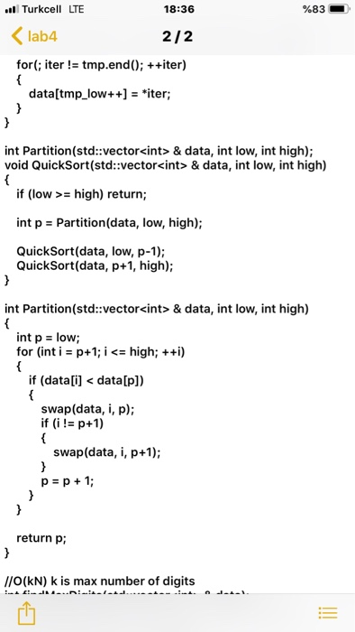 Labwork 4 You are given a C++ code file which | Chegg.com