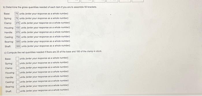 Solved make sure answers are correct please. in the furst | Chegg.com