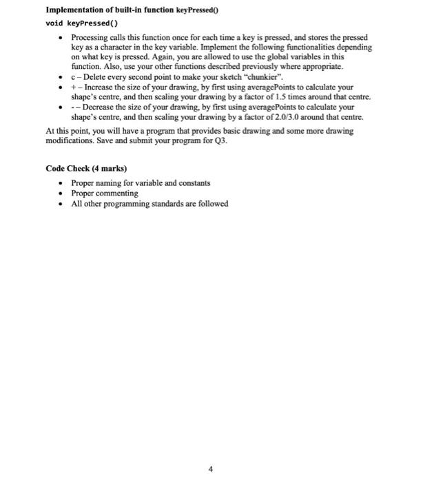 Solved Use processing programing language and use this | Chegg.com