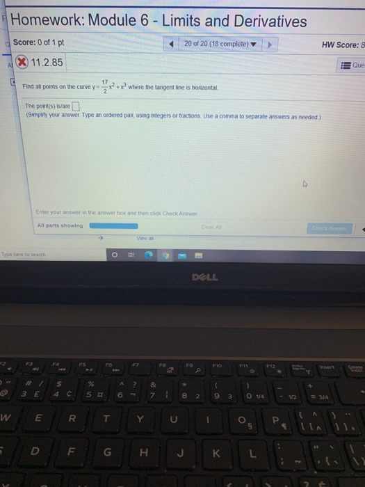 Solved Homework: Module 6 - Limits and Derivatives Score: 0 | Chegg.com