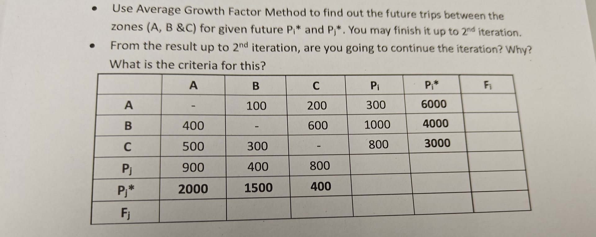 Solved Use Average Growth Factor Method to find out the | Chegg.com
