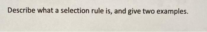 Solved This is for physical chemistry. Please describe what | Chegg.com