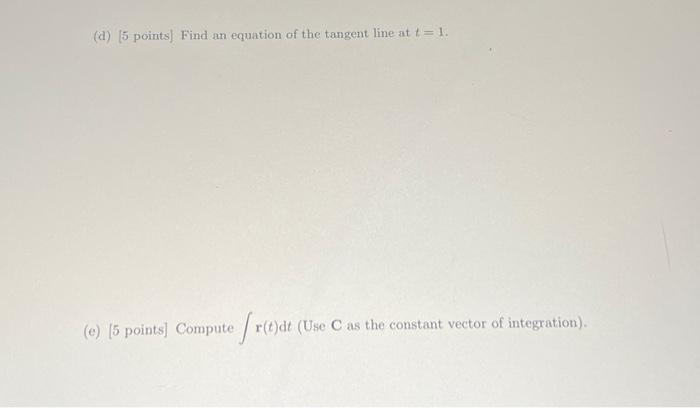 Solved 2. Consider the following vector function: \\[ | Chegg.com