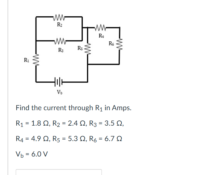 Solved Find the current through R1 in | Chegg.com