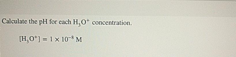 Solved Calculate the pH ﻿for each | Chegg.com