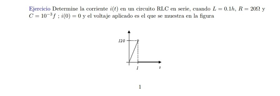 Solved by an EXPERT Ejercicio Determine la corriente i(t) ﻿en un circuito | Chegg.com