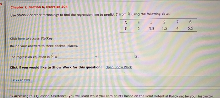 Solved S Chapter 2 Section 6 Exercise 204 Use Statkey Or 9238