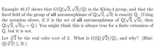 Solved Please answer this advanced abstract algebra | Chegg.com