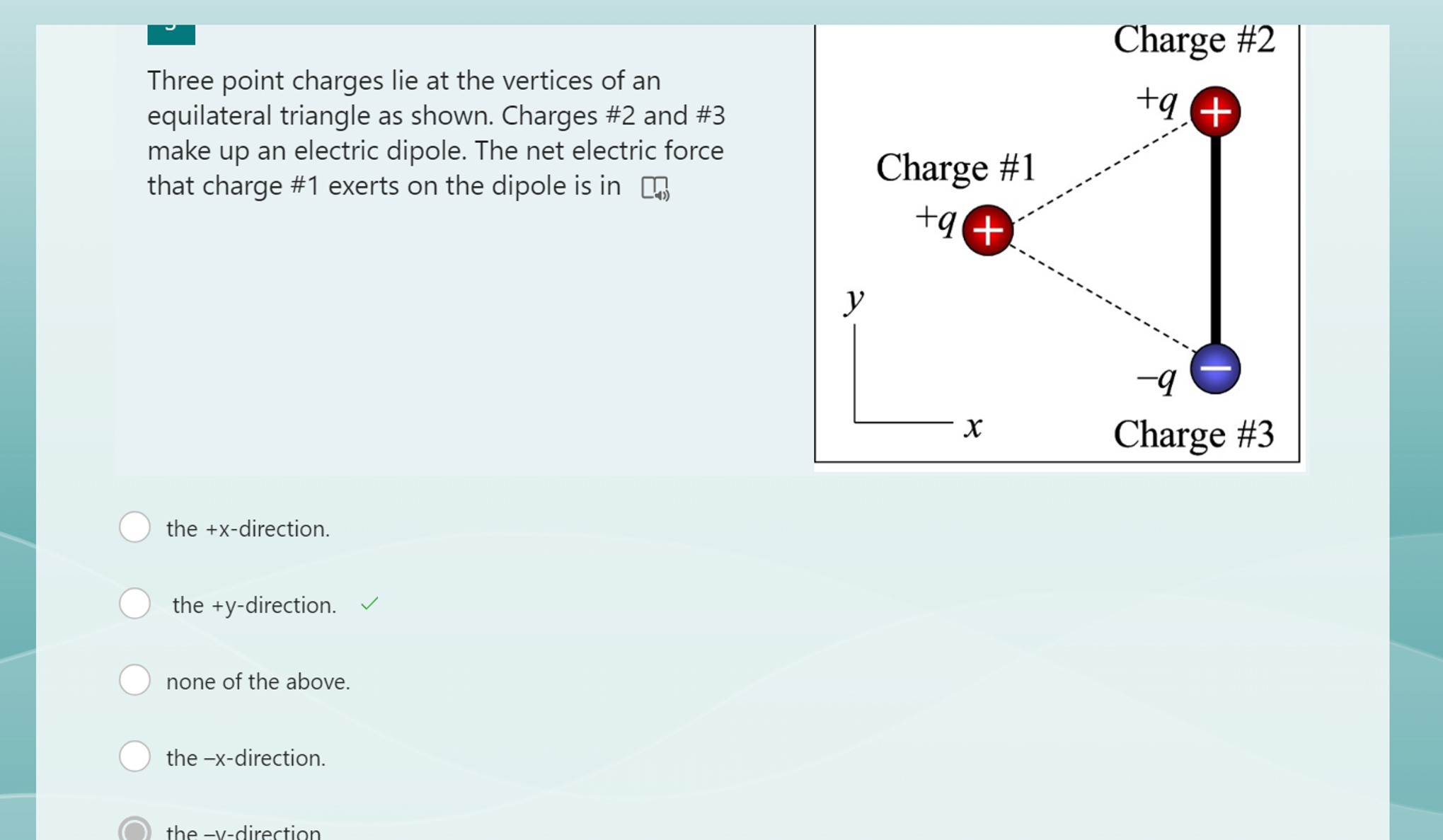 Solved Three point charges lie at the vertices of | Chegg.com Solved Three point charges lie at the vertices of | Chegg.com