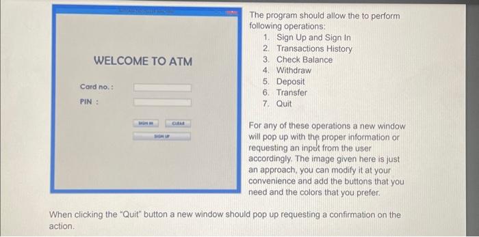 Solved ATMs are so common in any city, here you have to | Chegg.com