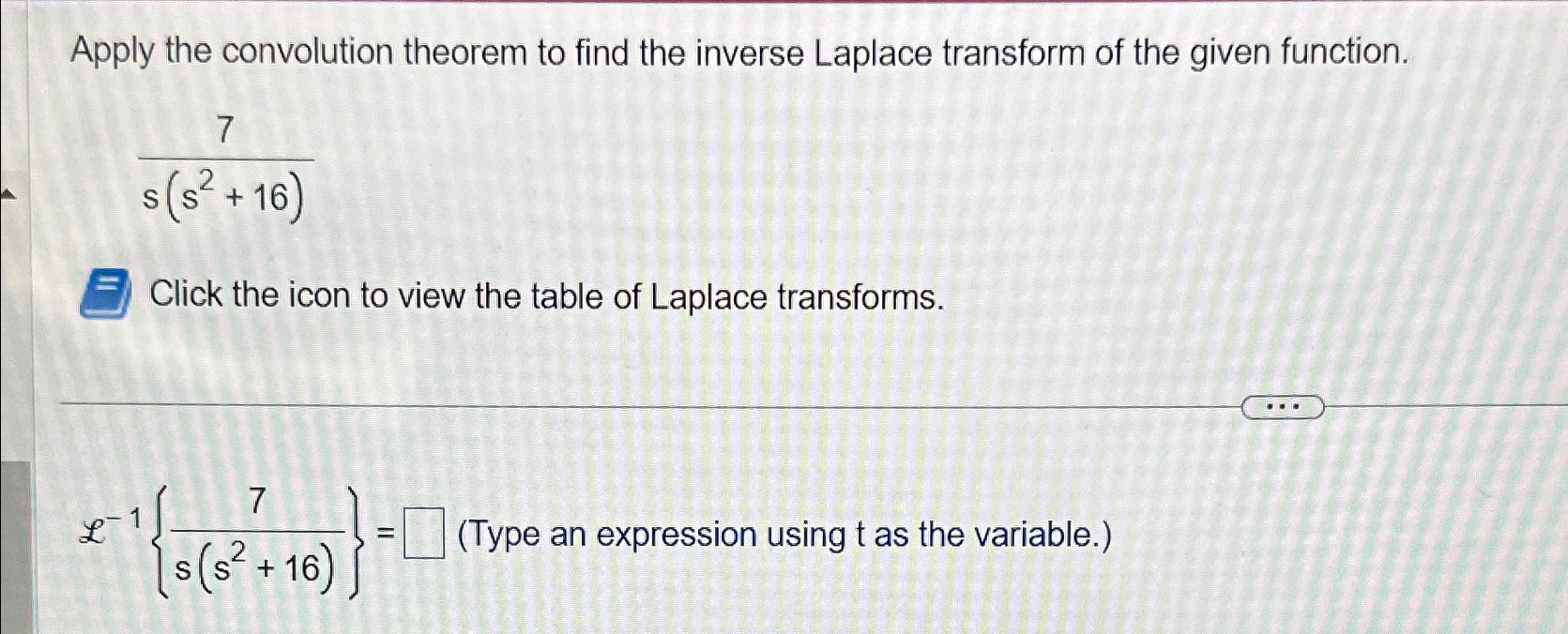 Solved Apply the convolution theorem to find the inverse | Chegg.com