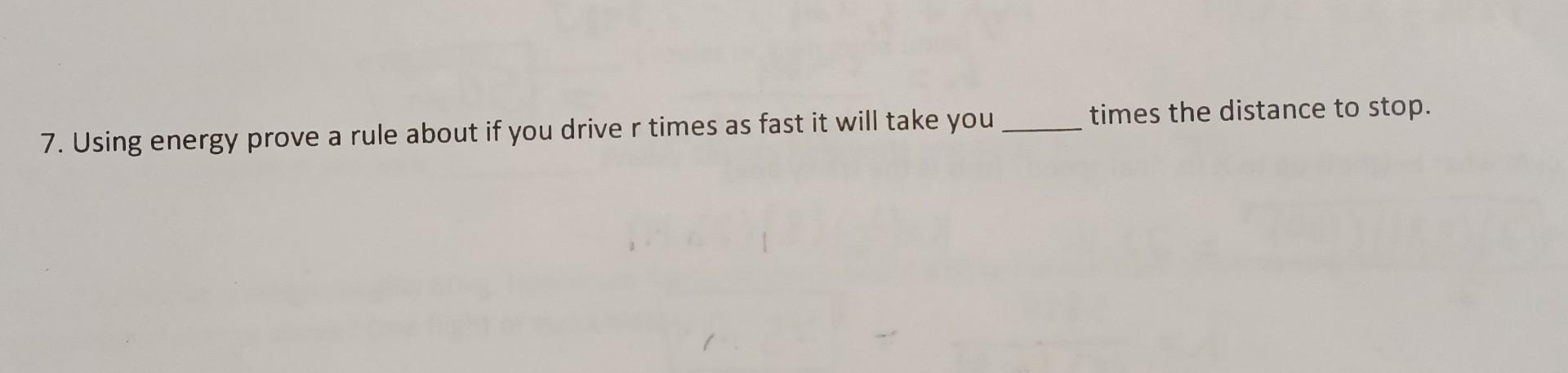 Solved 7. Using energy prove a rule about if you drive r | Chegg.com