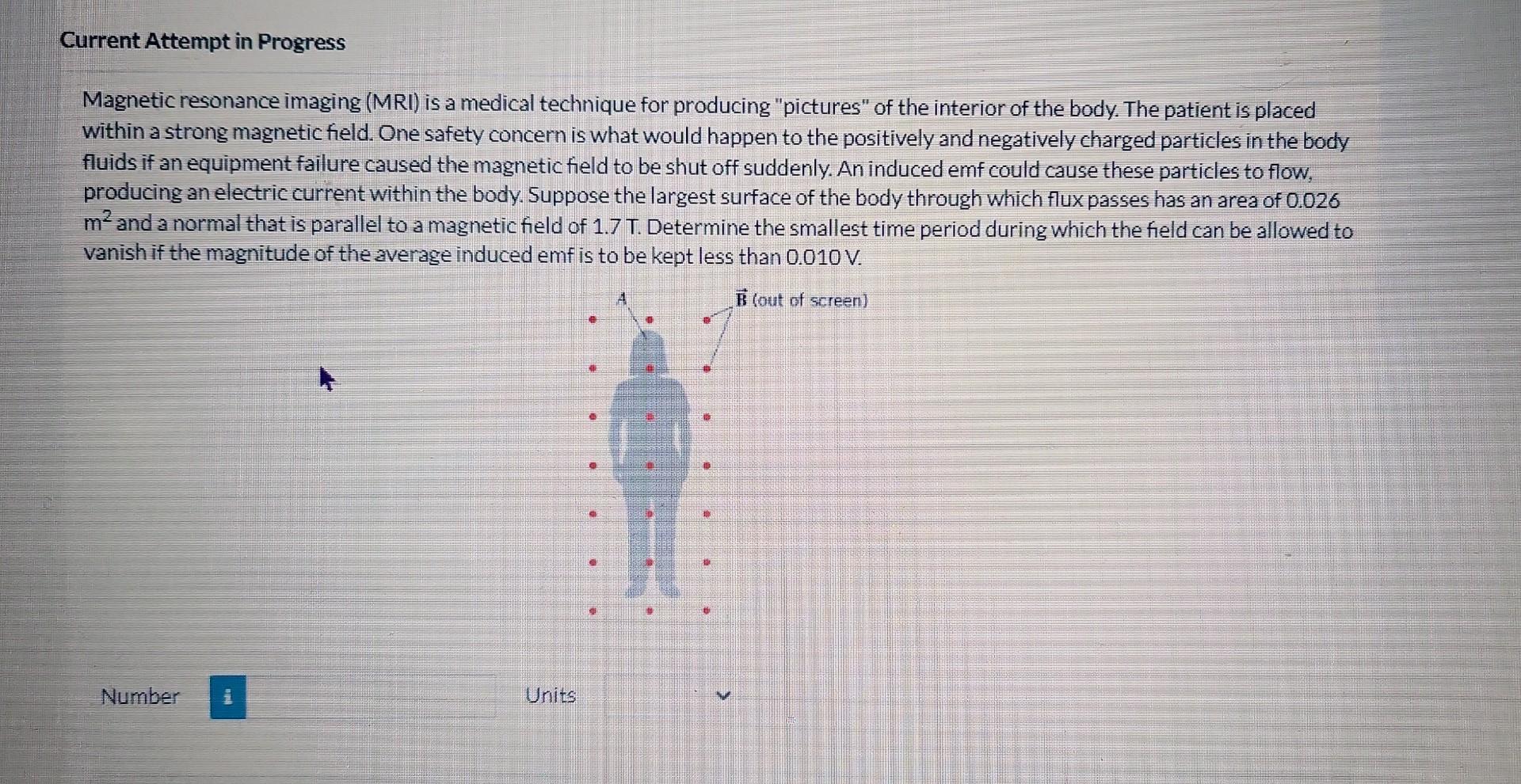 Solved Current Attempt in Progress Magnetic resonance | Chegg.com