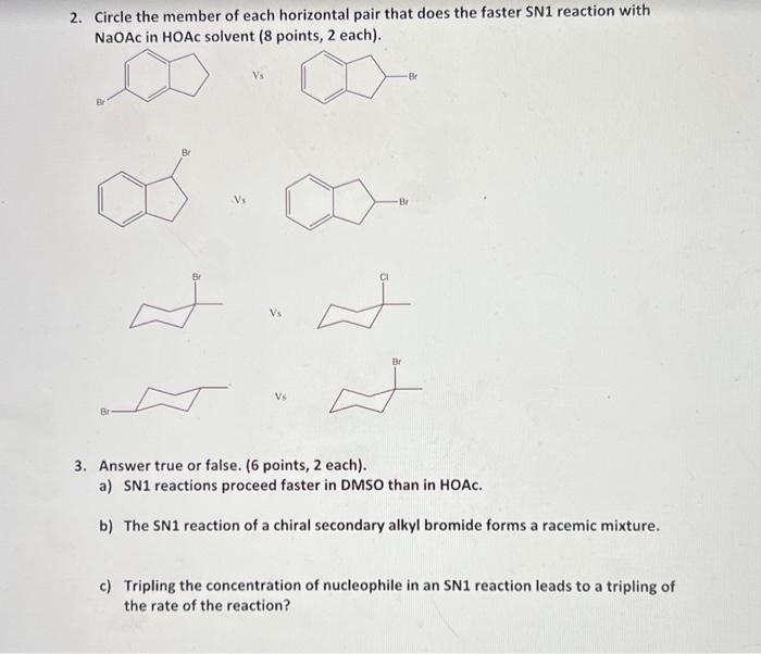 Solved 2. Circle the members of each horizontal pair that | Chegg.com