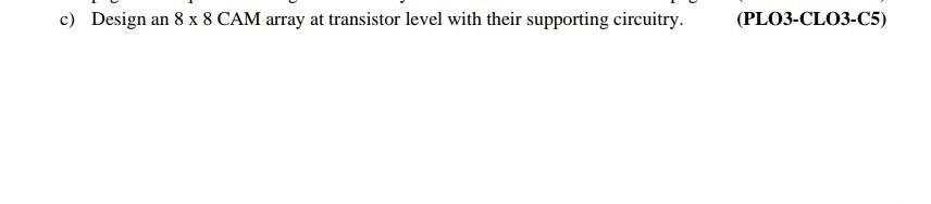 Solved This Is CMOS VLSI Design question. Kindly give | Chegg.com