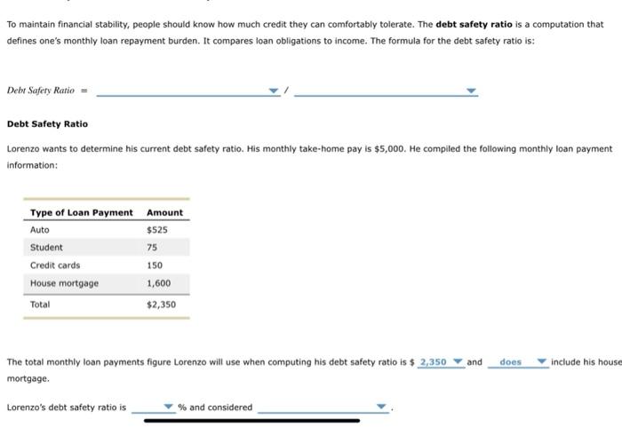 Solved To maintain financial stability, people should know | Chegg.com