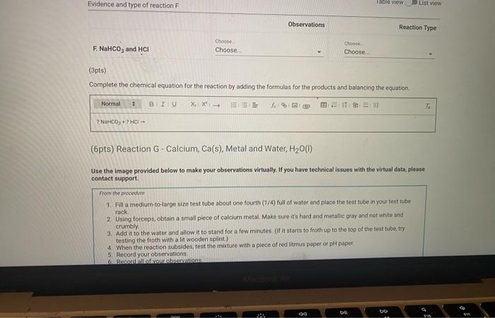 Solved (6pts) Reaction A - Zinc Metal, Zn(s), and Copper(II) | Chegg.com