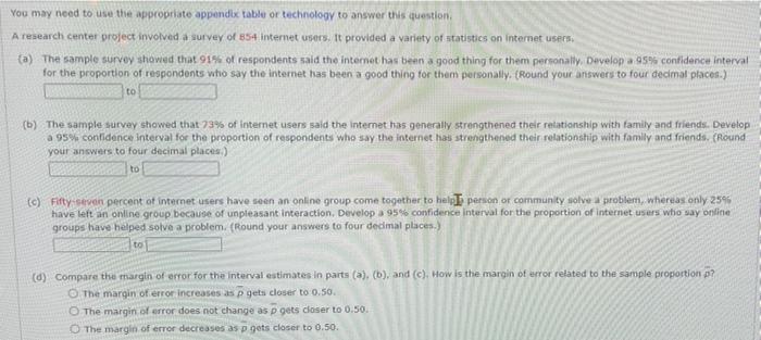 Solved You may need to use the appropriate appendix table or | Chegg.com