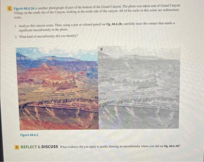 Solved C Figure A8.6.2A is another photograph of part of the | Chegg.com