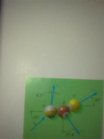 Solved In a game of pool, ball A is moving with a velocity | Chegg.com