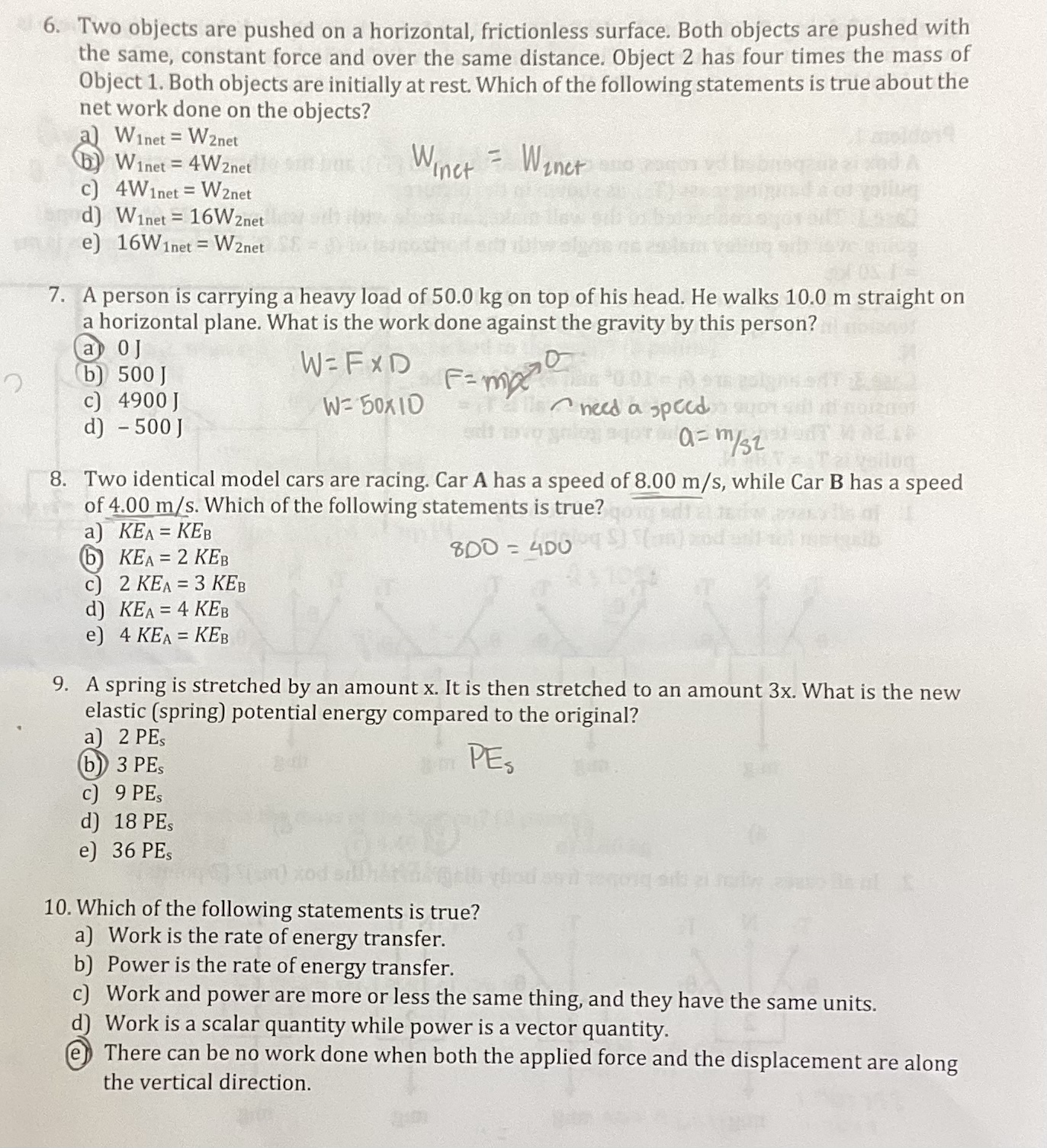Solved Two objects are pushed on a horizontal, frictionless | Chegg.com
