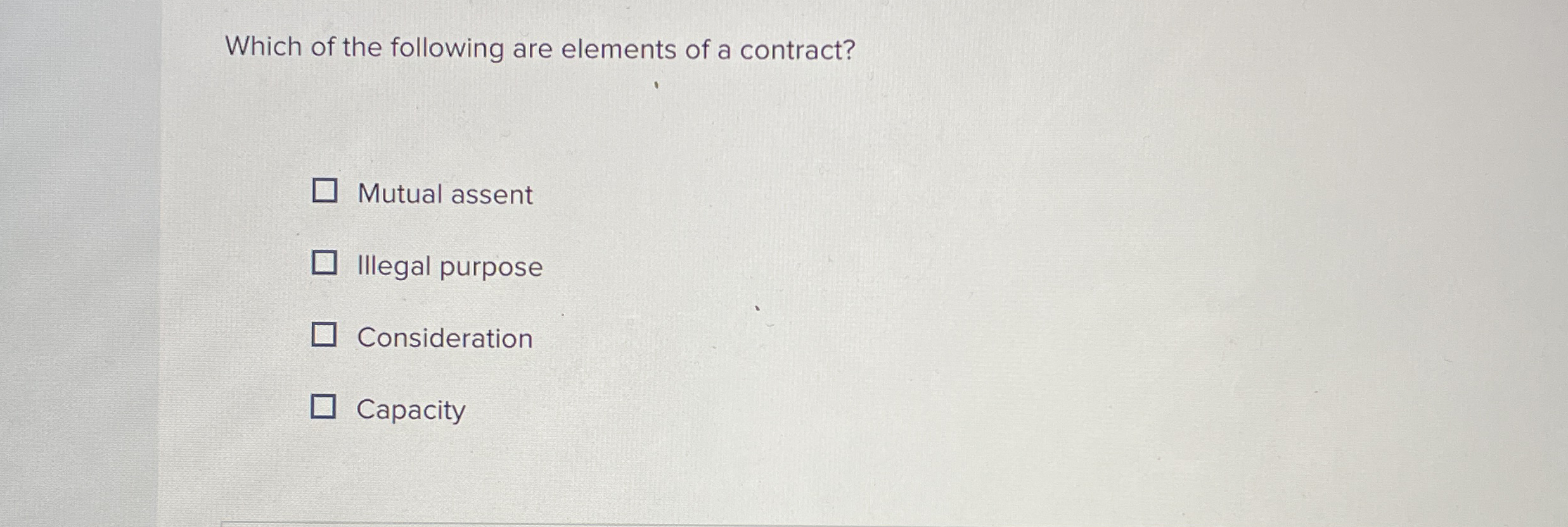Solved Which of the following are elements of a | Chegg.com