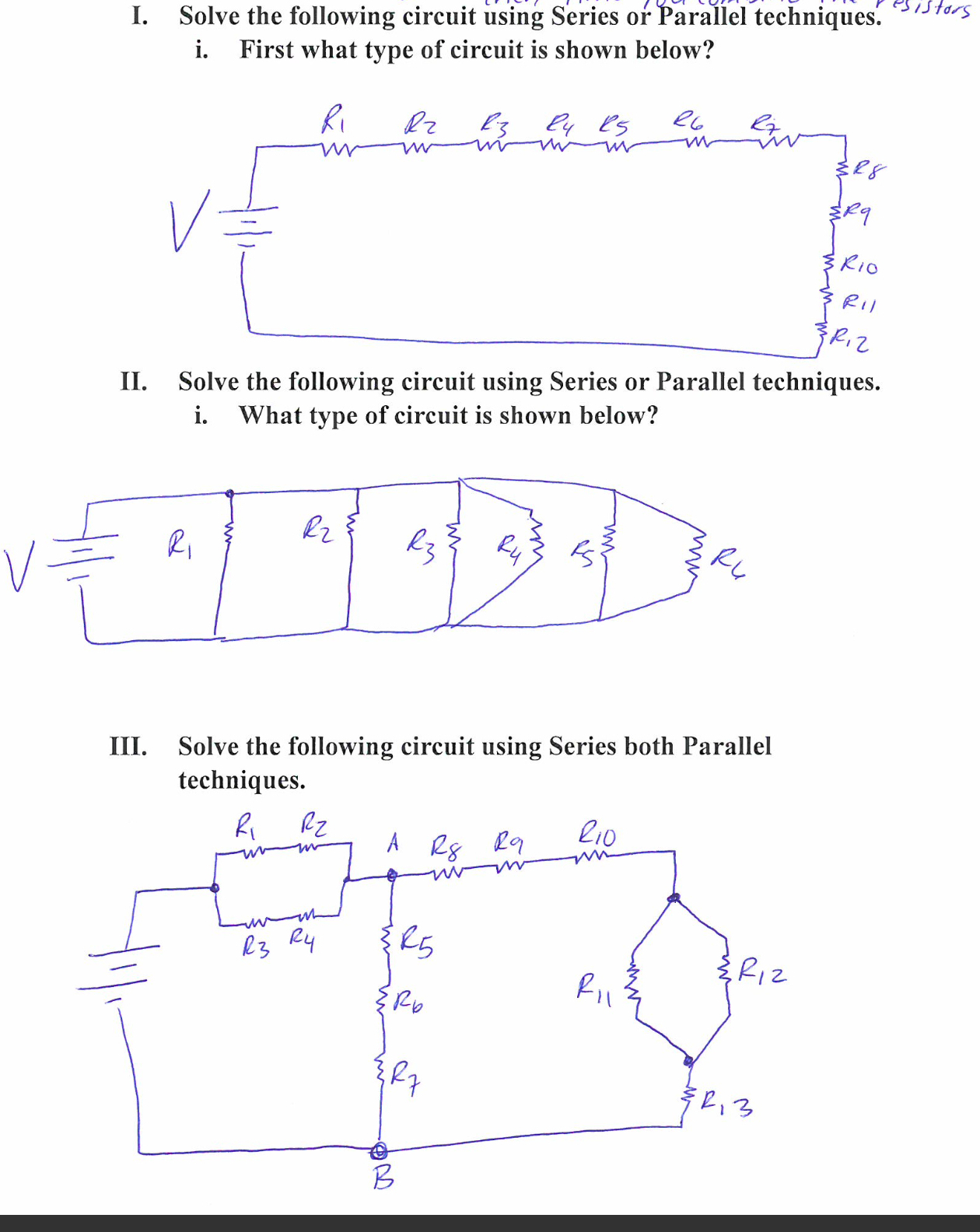 Solved Tell which circuit is drawn and redraw each circuit | Chegg.com