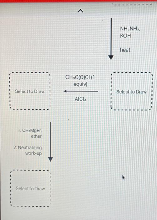 Solved Draw the products of the four step reaction sequence | Chegg.com
