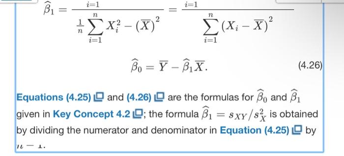 Solved Derive The Least Squares Estimators When There Is One