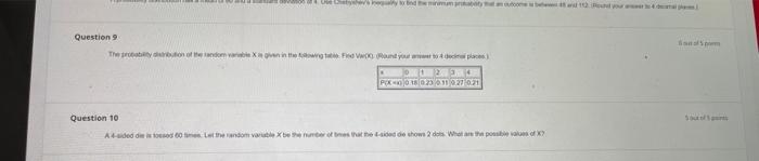 Solved I need the awnser to question 9 Question: The | Chegg.com