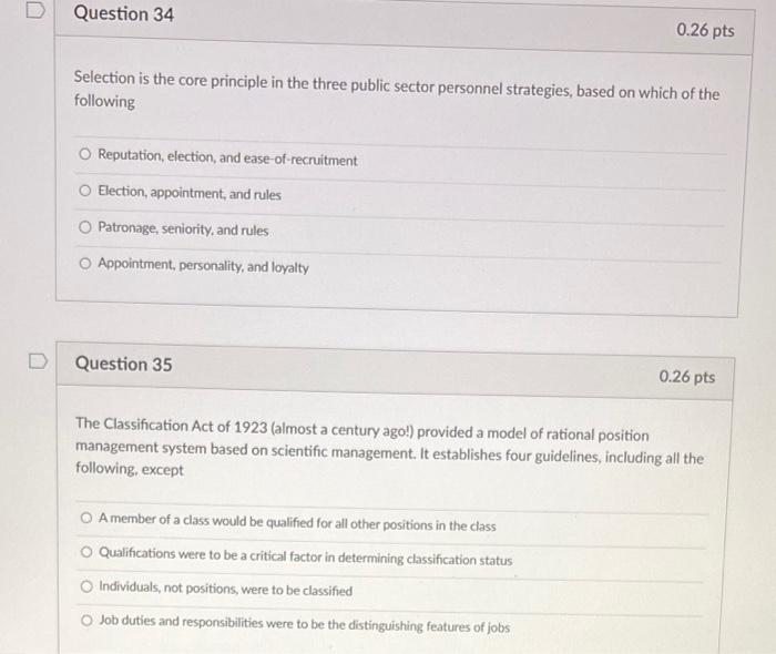 Solved Selection is the core principle in the three public | Chegg.com